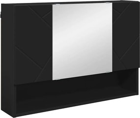 Sada koupelnového nábytku 4 ks Černá 35 x 30 x 192 cm 3393054