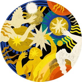 Puzzle ravensburger 120007654 kruhové puzzle: little sun - zapojení se