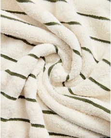 Zelený/béžový froté bavlněný ručník 50x90 cm Dorane – Kave Home