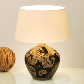 Stolní lampa Toulouse, výška 42 cm, černá