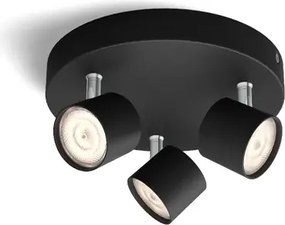 Philips Star 3x4,5W černá / LED bodové svítidlo / 1500lm / 2700K / IP2