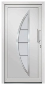 Vchodové dveře bílé 98 x 208 cm,  279208