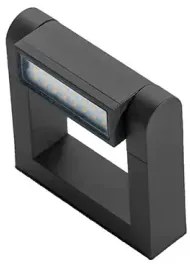 LED vnější nástěnné osvětlení Frame tmavě šedé