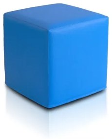Sedací vak taburetka kostka světle modrá TiaHome