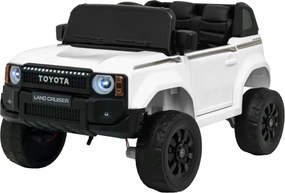 Elektrické autíčko Toyota Land Cruiser PRADO bílé