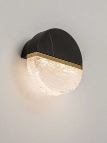Černé kovové LED stmívatelné nástěnné svítidlo Dorin – Nova Luce