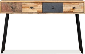 Konzolový stolek, masivní recyklovaný teak 120x30x76 cm 245403