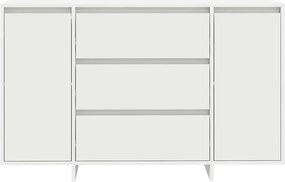 Servírovací skříň Bílá 120 x 41 x 75 cm kompozitní dřevo 3333906