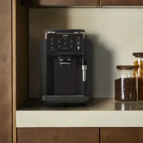 Krups Sensation EA910810 šedá-černá / Automatický kávovar / Napěňovač