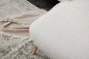 HANAH HOME Rohová pohovka SIMENA krémová levá 266 cm 825BLC2833