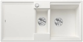 Blanco Adira 6 S, silgranitový dřez 1000x500x200 mm, 1,5-komorový, bílá, BLA-527605