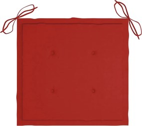 vidaXL Marketos Zahradní židle s poduškami 8 ks masivní akáciové dřevo