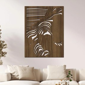 dřevo života Dřevěný obraz aktu Ženská vášeň Rozměry (cm): 31x40, Barevný vzor: Černá