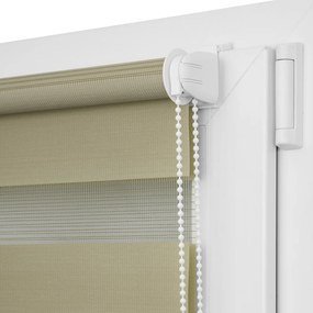 Roleta Den Noc neinvazivní soft Tmavě béžová 55x220 cm