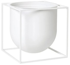 Květináč Kubus Flowerpot White 23 cm Audo Copenhagen