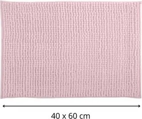 MSV CHENILLE koupelnová předložka 40 x 60 cm pastelově růžová / mikrov