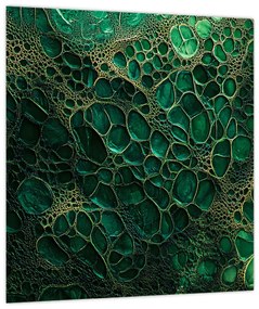 Obraz - Zelený mikroskopický snímek (30x30 cm)