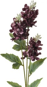 Dekorace umělá květina s fialovými květy - 12*5*71 cm