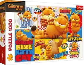 TREFL Puzzle Garfield / 1000 dílků / 68,3 x 48 cm / pro děti a dospělé