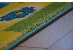 koberec KIDS MOTÝL modrý C429 velikost 180x270 cm | krásné koberce cz