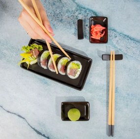 Servírovací sada pro sushi SUSHI černá 744532