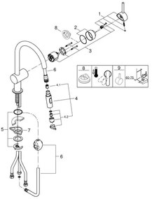 GROHE 32321DC2 - Dřezová baterie A nerez