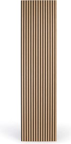 Dřevěný akustický panel, 2400 x 600 mm, B2BP004, balení 5 ks, dub