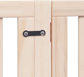 Zábrana pro psy s dvířky skládací 10 panelů 800 cm topol 3155671