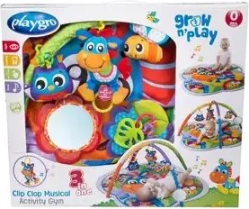 Playgro - Hrací podložka Oslík / od 0 měsíců