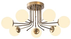 Designový lustr Galiena 90 cm zlatý