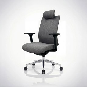 Ergonomická kancelářská židle tmavě šedá VECTOR