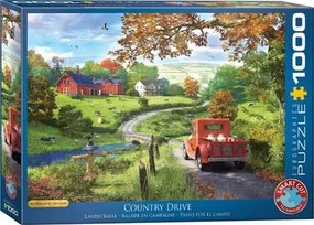 EUROGRAPHICS Puzzle Jízda po venkově / 1000 dílků / 67,6 × 48,9 cm