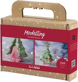 CREATIV COMPANY Kreativní sada Modelování vánočního stromku / od 6 let