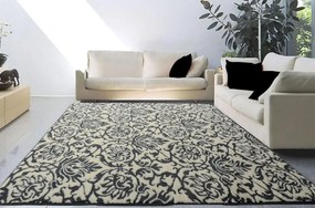 Tutumi Barcelona, ​​plyšový 3D koberec 140x200cm, šedá, SHG-04004