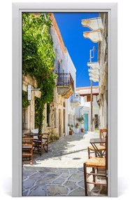 Fototapeta samolepící dveře Ostrov Naxos Řecko 85x205 cm