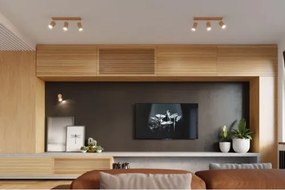 Bodové svítidlo SOLLUX Berg 2 GU10 2x40W bez zdroje SL.0702 přírodní dřevo