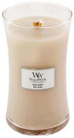 WoodWick Svíčka White Honey váza velká, 609,5 g