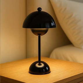 Stolní lampa Costa, 1x černé stínítko, b