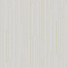 Luxusní  šedo-béžová geometrická vliesová tapeta na zeď, Z34923, Elie Saab 2