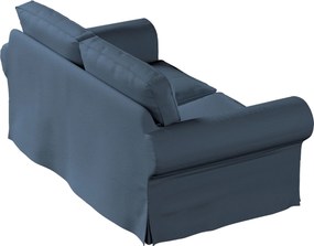 Potah na pohovku IKEA Ektorp 2-místná rozkládací  NOVÝ MODEL 2012 barva modrá látka pletený vzor
