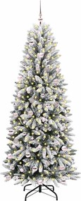 Umělý vánoční stromeček Bílá 240 cm PVC, plast, ocel a PE 3396071