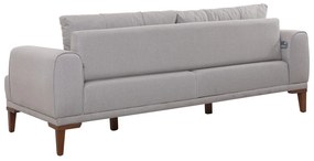 Hanah Home Třímístná pohovka BALERA s křeslem krémová 223 cm