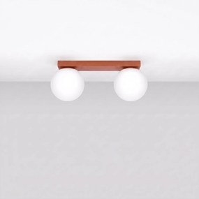 Sollux Lighting Stropní svítidlo YOLI 2 okrově červené