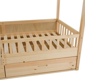 Postel Montessori BIANKA, 90x200, masiv přírodní Kondela 0000396818