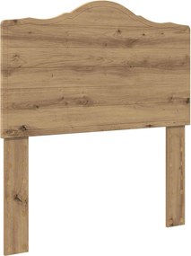 Rám postele Umělecký dub 100 x 200 cm Masivní borové dřevo 3413352