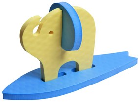 Surfující pěnový slon Barevnost: 11 Tmavě žlutá / 50 Modrá