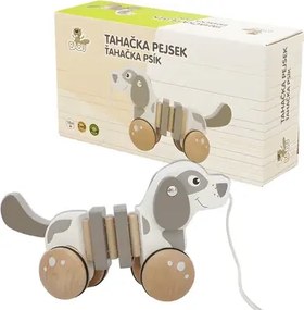 BABU Tahací pejsek na provázku / Dřevo / od 18 měsíců