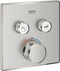 Grohe Grohtherm SmartControl supersteel / Termostatická baterie pod om