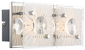 Globo | GLOBO 41691-2 - LED nástěnné svítidlo SANTI 2xLED/4W/230V | GL0974