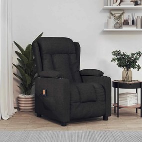 Masážní křeslo černé textil 339060